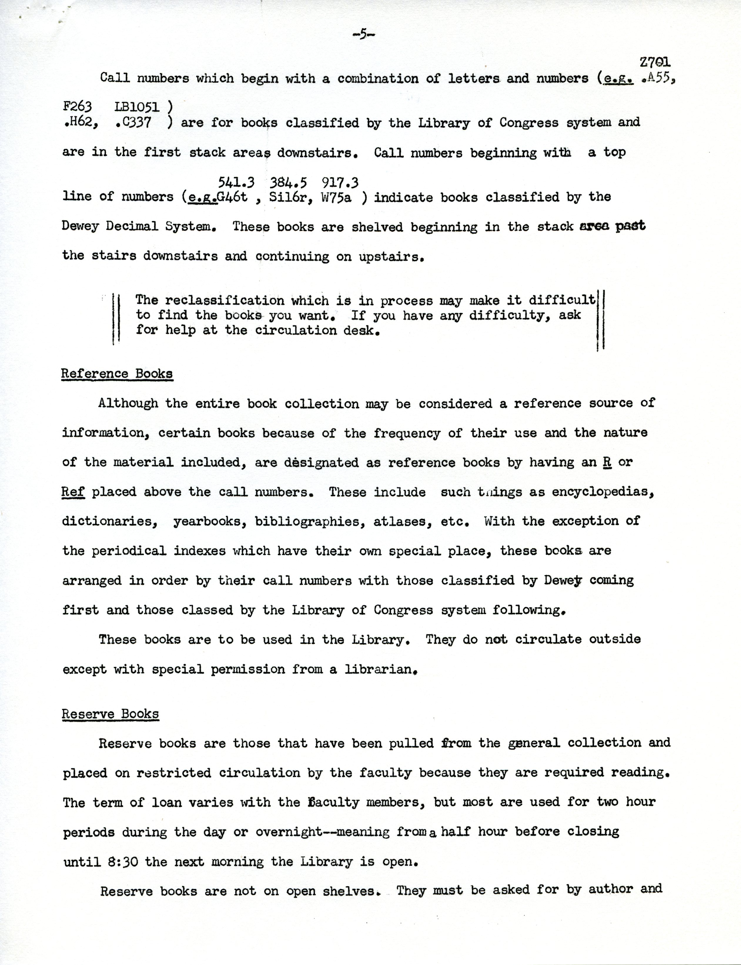library_handbook_1965_10 page 5.jpg · Looking Back Through the Windows ...
